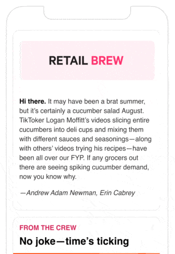 In it to spin it | Retail Brew